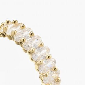 Unbranded | Jewelry | Sparkling 4k Goldplated Adjustable Ring With ...